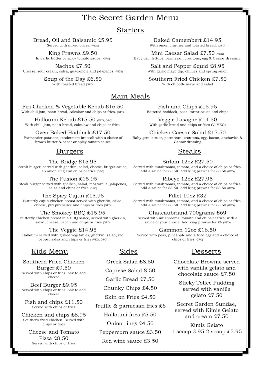 Eat - The Secret Garden